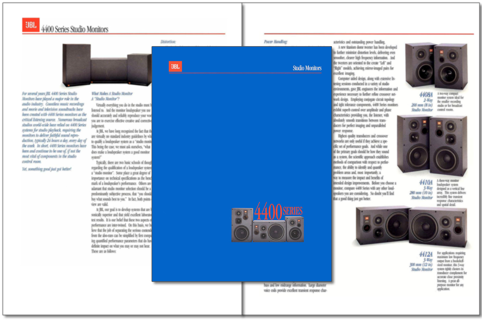 JBL 4400 Series Studio Monitors (1995) - AboutProSound - Interesting ...