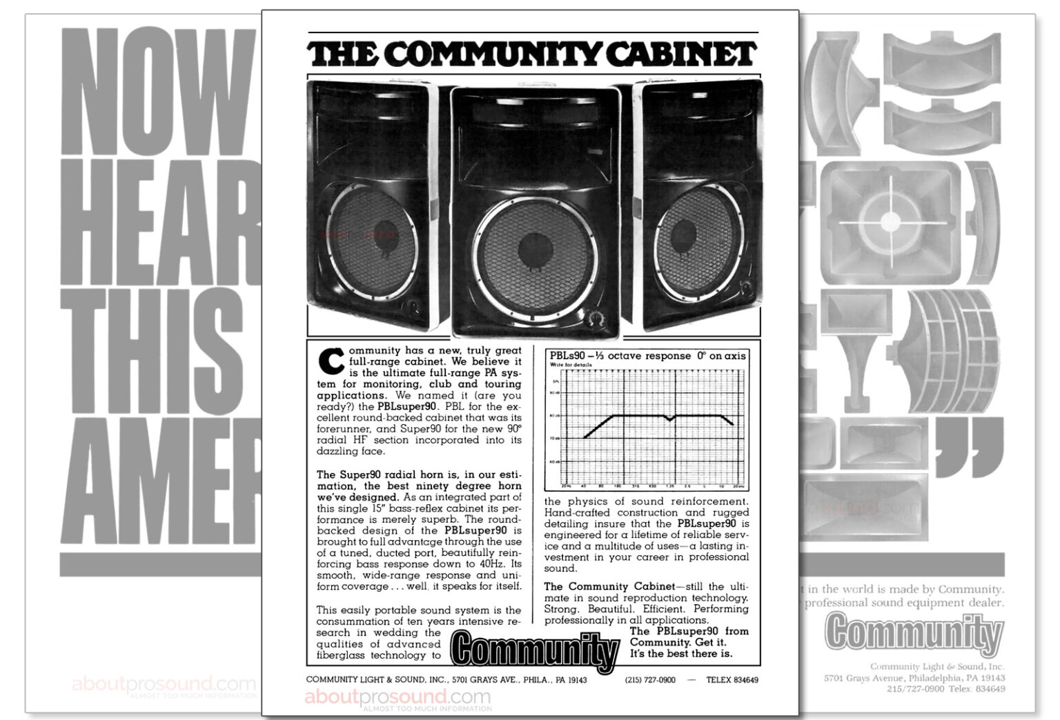 Community Leviathan Bass Horn Ad (c1979) - About ProSound - Interesting ...