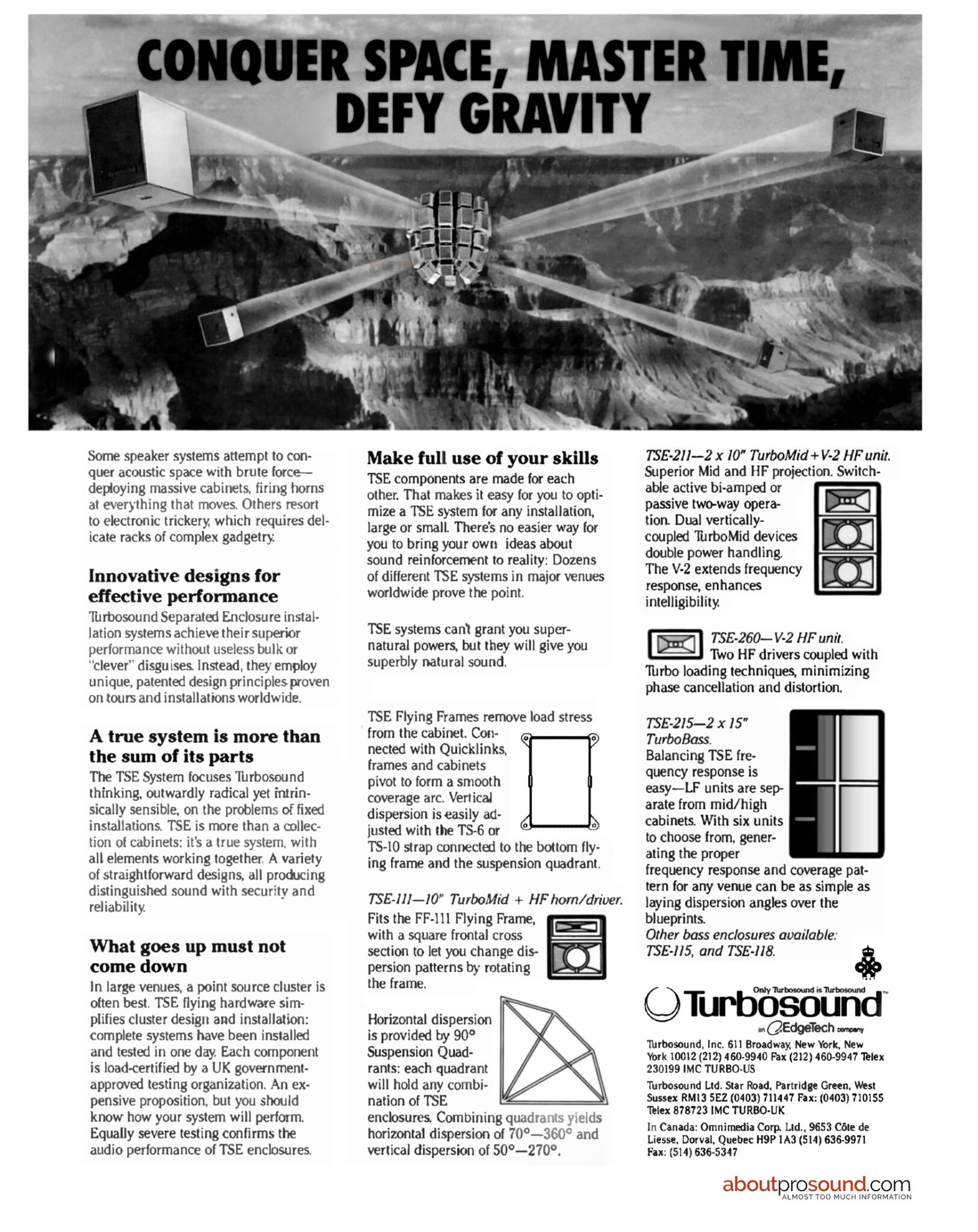 1986 Turbosound DEFY GRAVITY Ad - AboutProSound - Interesting Pro Audio ...