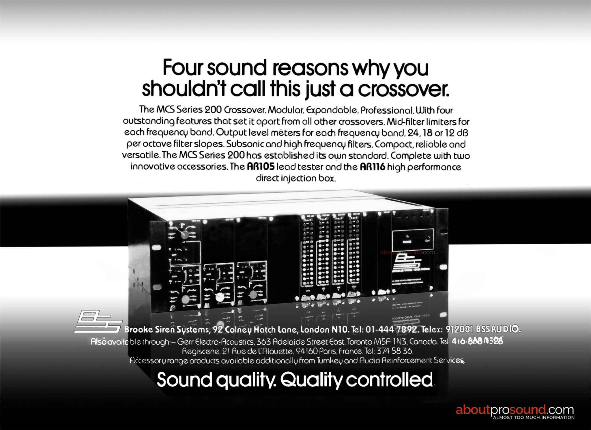 Signal Processing Ads - AboutProSound - Interesting Pro Audio, People ...